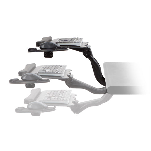 Innovative Extended Reach 19" Keyboard Tray With Swivel Mouse Tray and ...