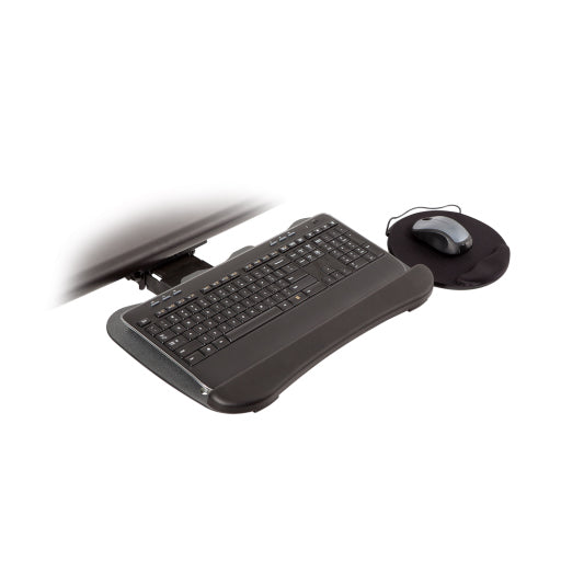 Innovative Short Return 19" Keyboard Tray With Swivel Mouse Tray and W ...