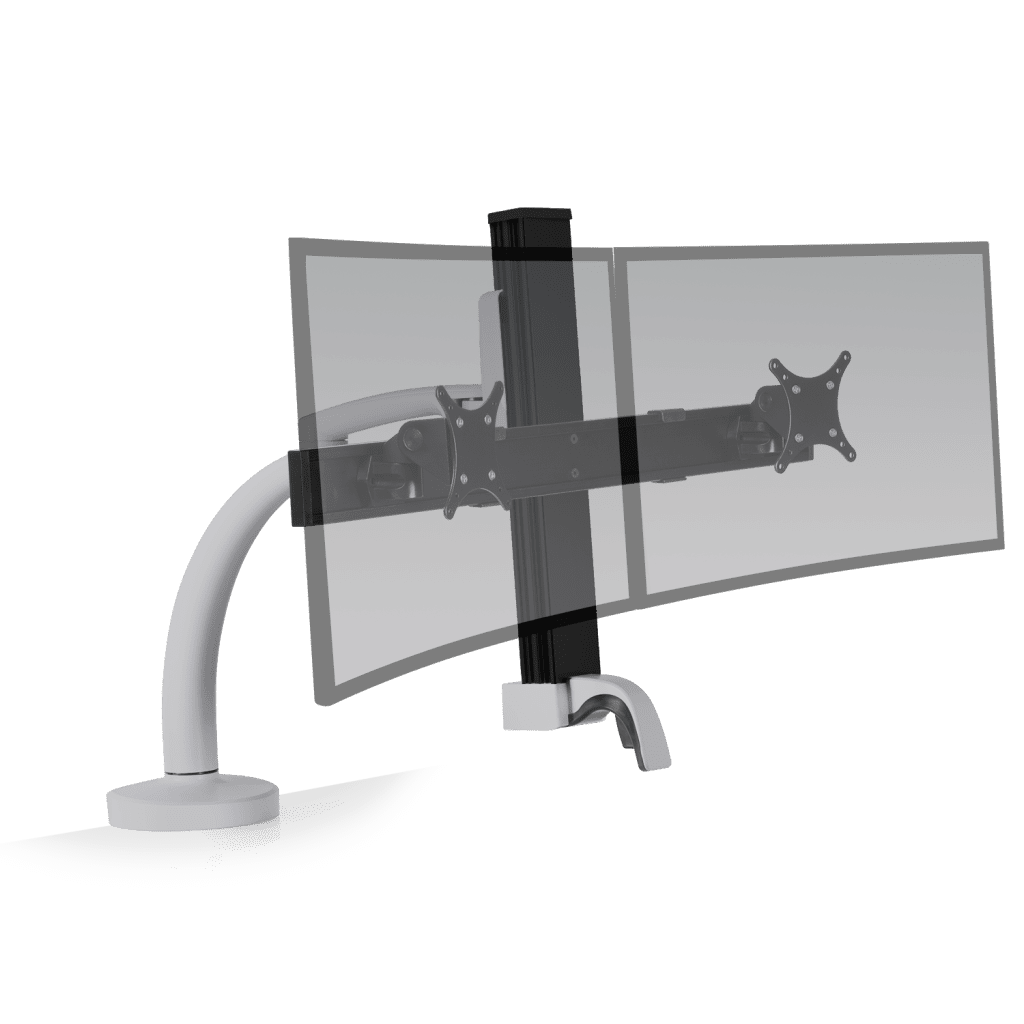 Innovative Ella Next Generation Articulating Dual Monitor Arm Mount ...