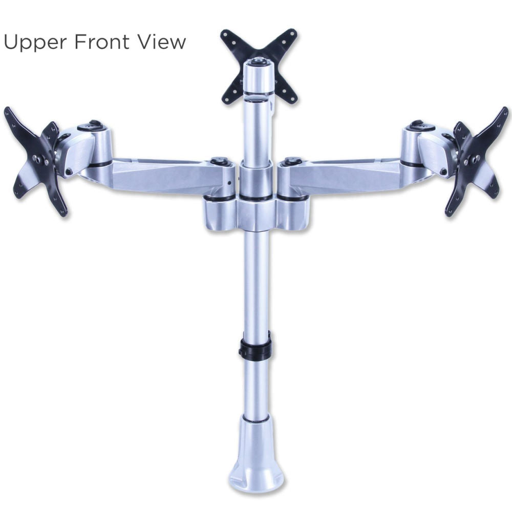Mount-It Desk Mount Triple Monitor Mounts with Swivel Arms – Ergo ...