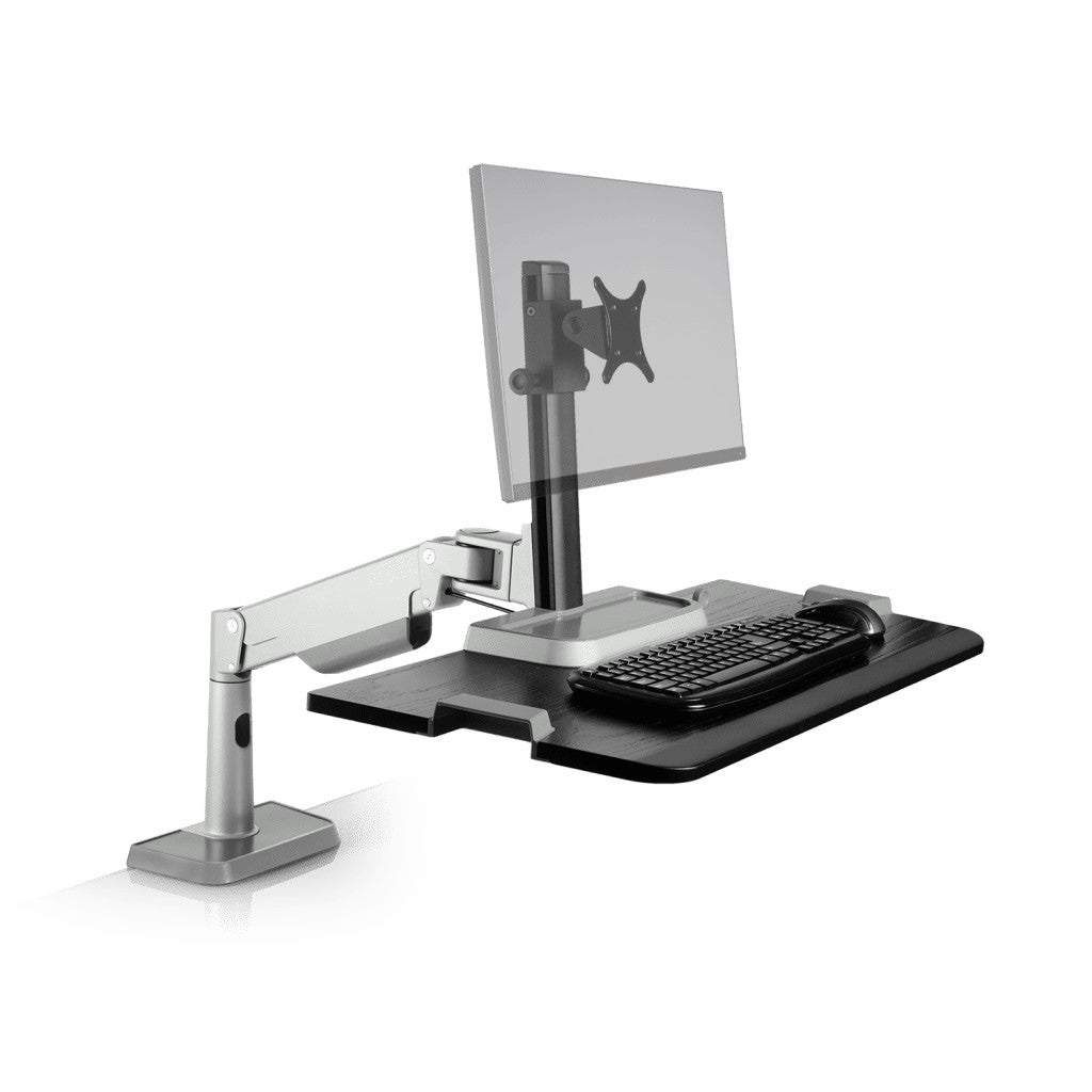 Innovative Winston Lift Edge Mount One Monitor Adjustable Standing Des ...