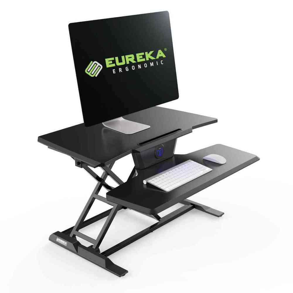 Eureka Ergonomic Electric 31" Wide Adjustable Height Standing Desk Con ...